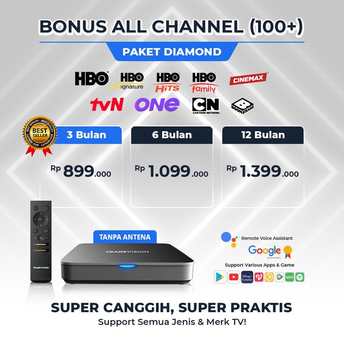 Jual Android Box Transvision Xstream 2nd Gen - (google Certified) Di ...