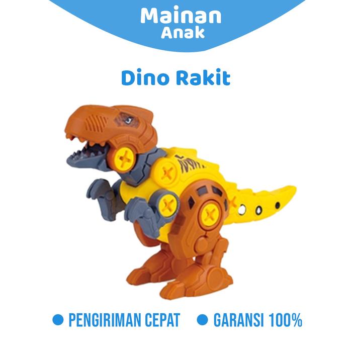 Jual Mainan Edukasi Anak Robot Rakit Tirex Bongkar Pasang Umur 1 Tahun ...
