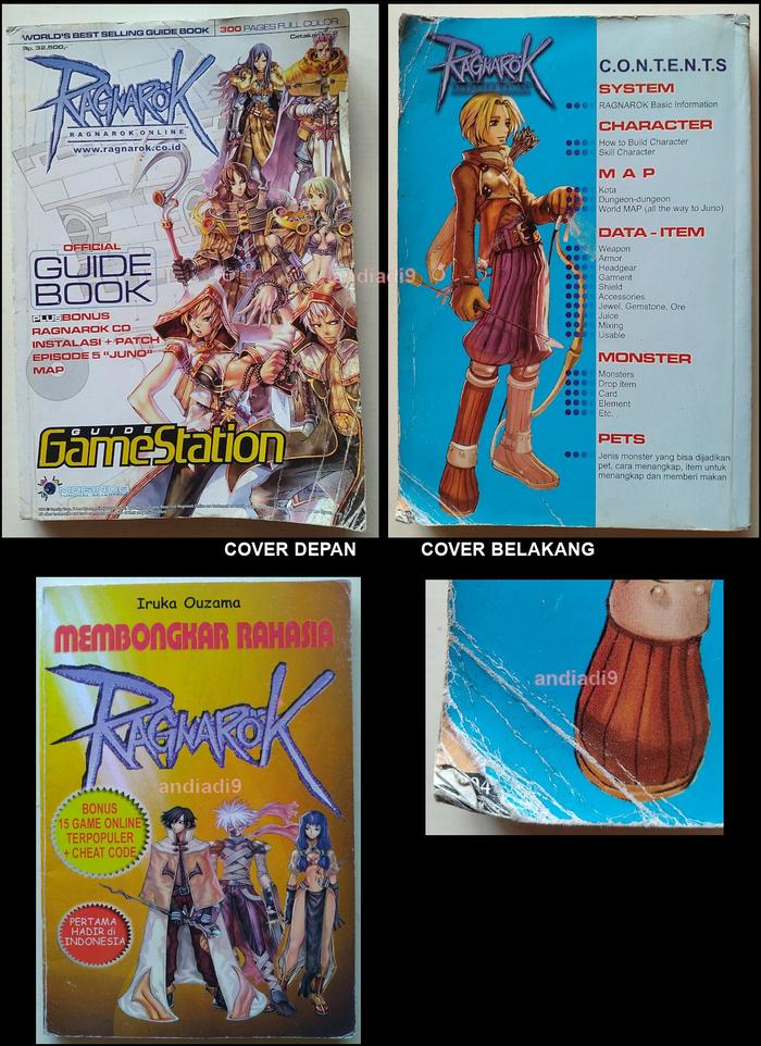 Jual PANDUAN GAME GAMESTATION GUIDE RAGNAROK ONLINE POJOK BAWAH ROBEK ...