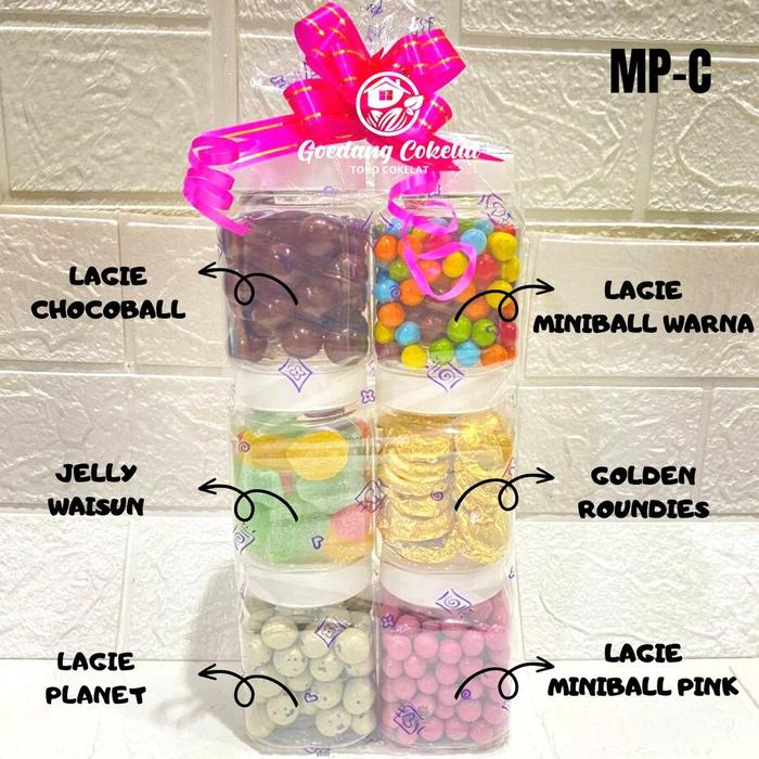 Jual Mini Parsel Hampers Coklat Lagie L'agie 6 Toples 200ml Lebaran ...
