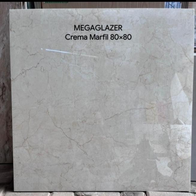 Jual GRANIT 80x80 lantai MegaGlazer Cream marfil - Kab. Bogor - AZMI ...