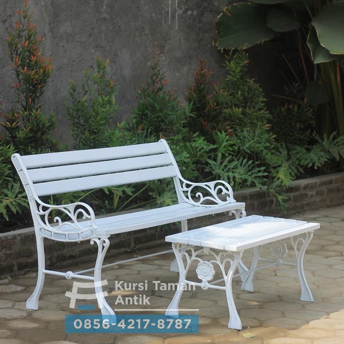 Jual Kursi Taman dan Meja Besi Cor model Lily - FREE ONGKIR - Kab ...