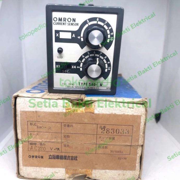 Jual Current Sensor OMRON SAO-R 220V 2-40s - Jakarta Pusat - setia ...