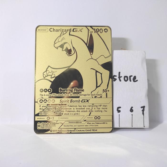 Jual Pokemon Metal Card Kartu Pokemon Logam Case Pikachu Charizard ...