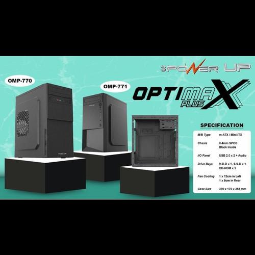 Jual Casing / Case PC power up optimax 770 / 771 series 500w - Kota ...