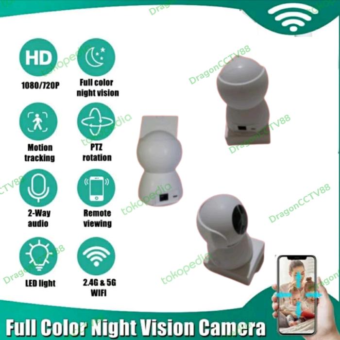 Jual cctv v380 ip camera mini kabel LAN full hd 1080p wireless cctv ...