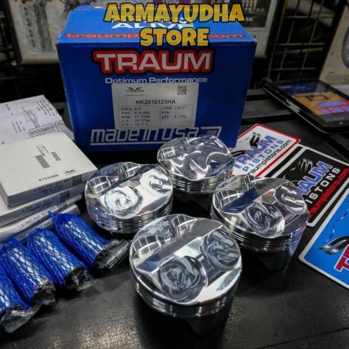 Jual Traum piston USA Honda L15 Jazz GE8 GK5 os 200 kompresi 14.5 drag ...