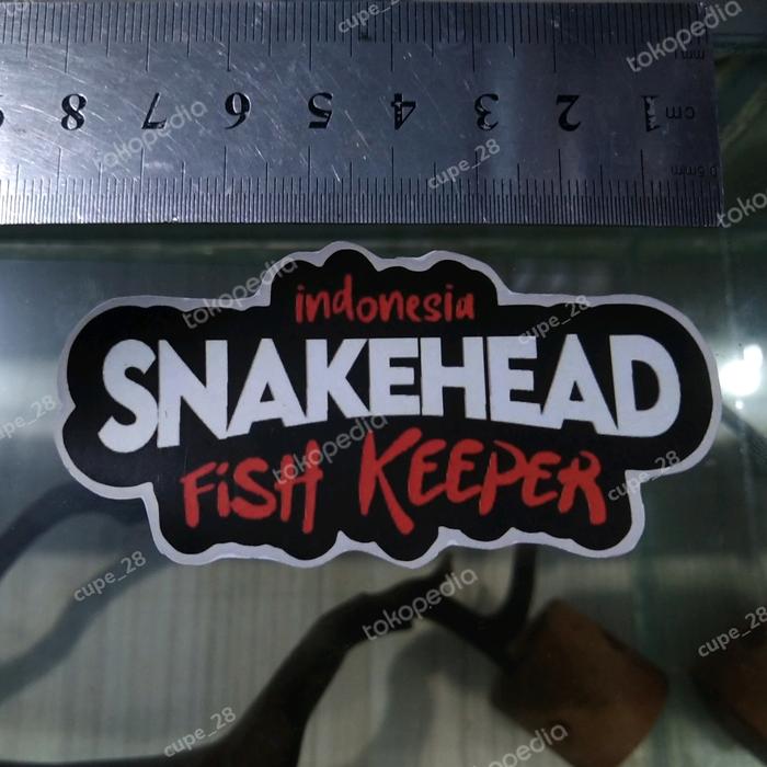 Jual Sticker / Stiker Channa Keeper / Indonesia Snakehead fish keeper ...