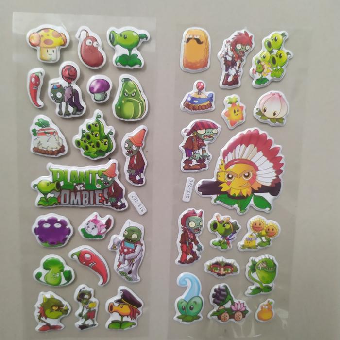 Jual Stiker timbul ZOMBIE / PLANT ZOMBIE - Kota Surabaya ...