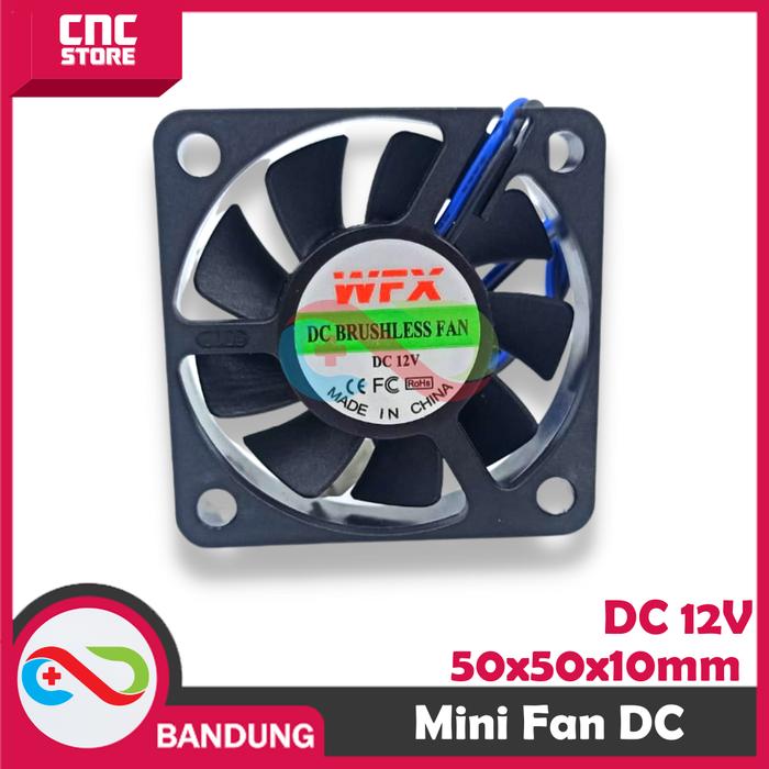 Promo MINI FAN DC BRUSHLESS 12V 5x5x1CM KIPAS PENDINGIN 5CM FAN 5V 5 CM 5010 - Kota Bandung ...
