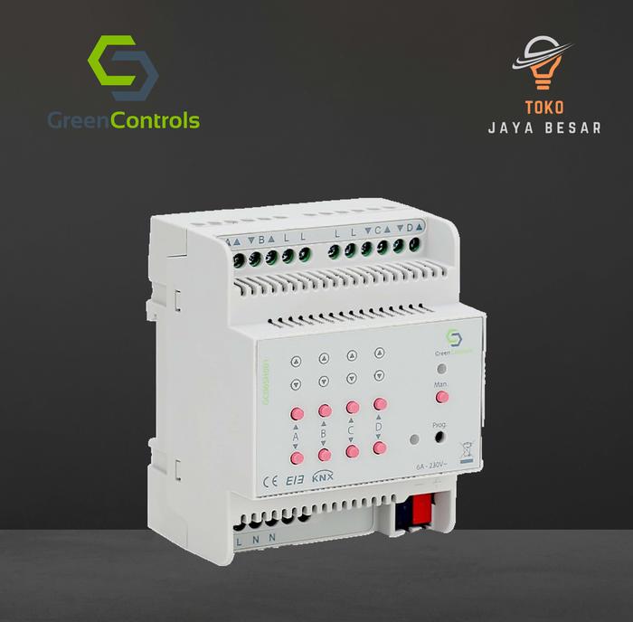 Jual Green Controls - KNX Shutter Actuator, 4 channels, 6A - Jakarta ...