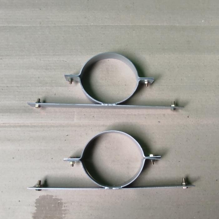 Jual bracket clamp klem box panel tiang listrik pju tebal 4 inch 4 ...