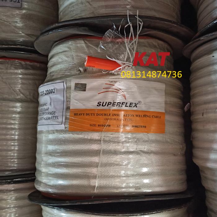 Jual KABEL LAS SUPERFLEX 95MM FULL TEMBAGA / WELDING CABLE 95SQM ...