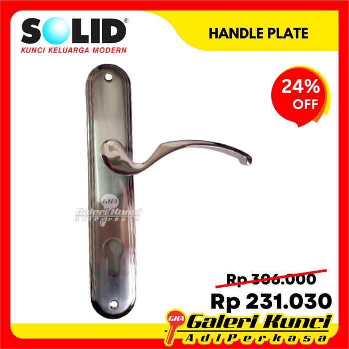 Jual Handle Pintu SOLID HP SLD 61.04 CHR SN Gagang Pintu Swing Kayu ...