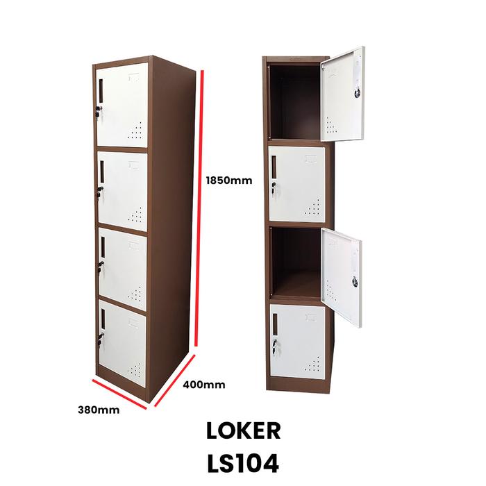 Jual Loker Besi ACERO Lemari Locker Besi ACERO - 9 Pintu 3 Baris, Rakit ...