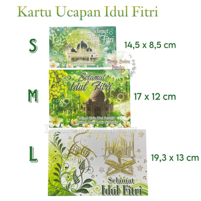 Jual Kartu Ucapan Parcel Hampers Lebaran Idul Fitri Ukuran L - Jakarta ...