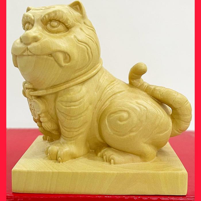 Jual patung kayu macan harimau tiger uk 4 inch - Jakarta Utara - Lian ...