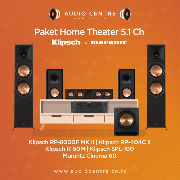 Promo Paket Home Theater 5.1 Ch Klipsch 8000F II with Cinema 60 Dolby ...