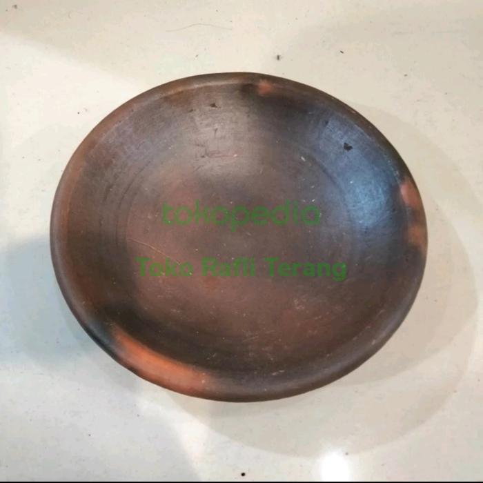 Jual cobek tanah liat 12 cm / piring tanah / piring sambal gami 12 cm ...