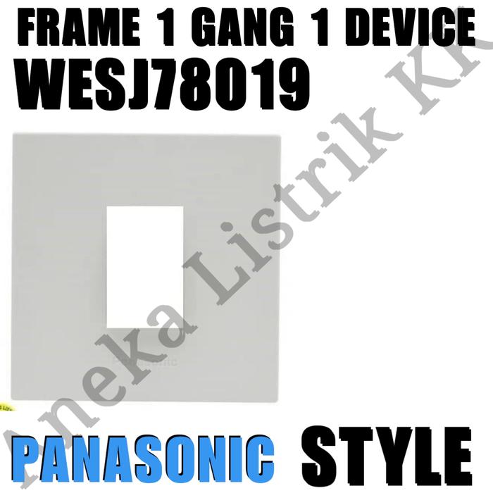 Jual PANASONIC STYLE WESJ78019 + WEJ2501 STOPKONTAK TV IB STOP KONTAK ...