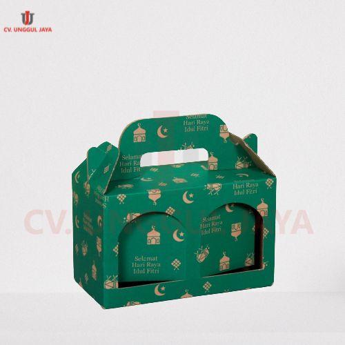 Jual Dus Toples 800ml Box Tabung Lebaran Kardus Packaging Isi 2 Jar ...