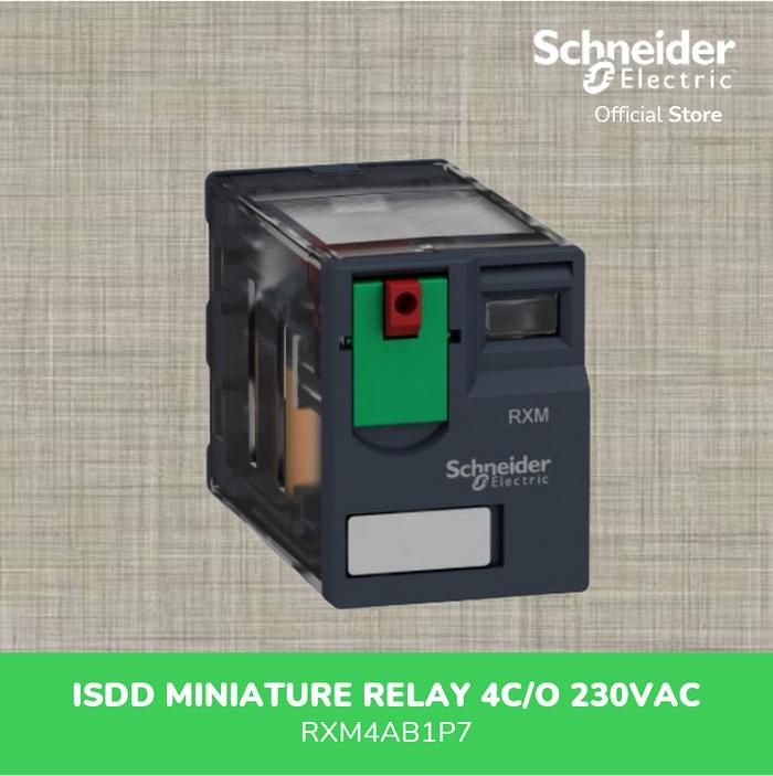 Promo Schneider Electric Miniature Relay 4C/O 230VAC-RXM4AB1P7 ...