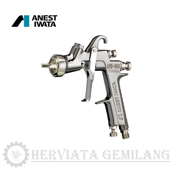 Jual Anest Iwata LPH-400-144LV Center Gravity HVLP Spray Gun Nozzle 1.4 mm - Jakarta Pusat ...
