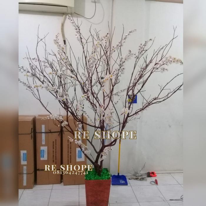Promo Pohon Ranting Bunga Sakura Hias Plastik Dekorasi Artificial - Kab ...