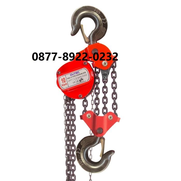 Jual Katrol / Chain Block / Takel 10 Ton x 3 Meter DUTEC - Jakarta ...