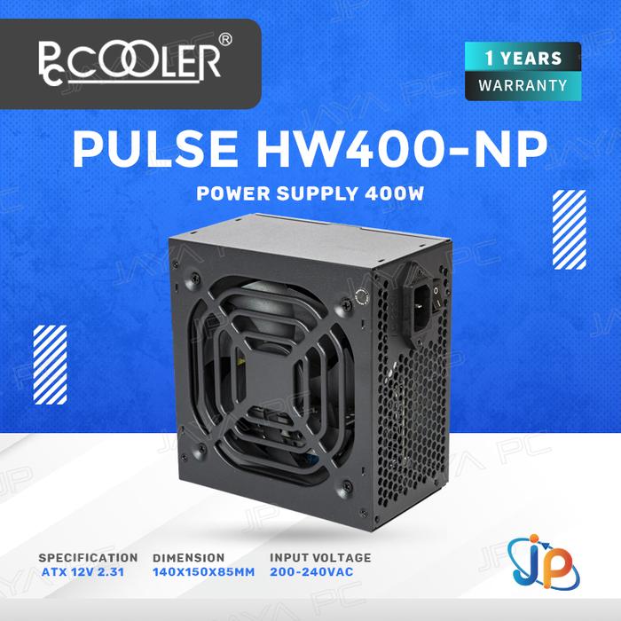 Jual PCCOOLER Pluses HW400-NP 400W PSU - Power Supply 400Watt - Jakarta ...