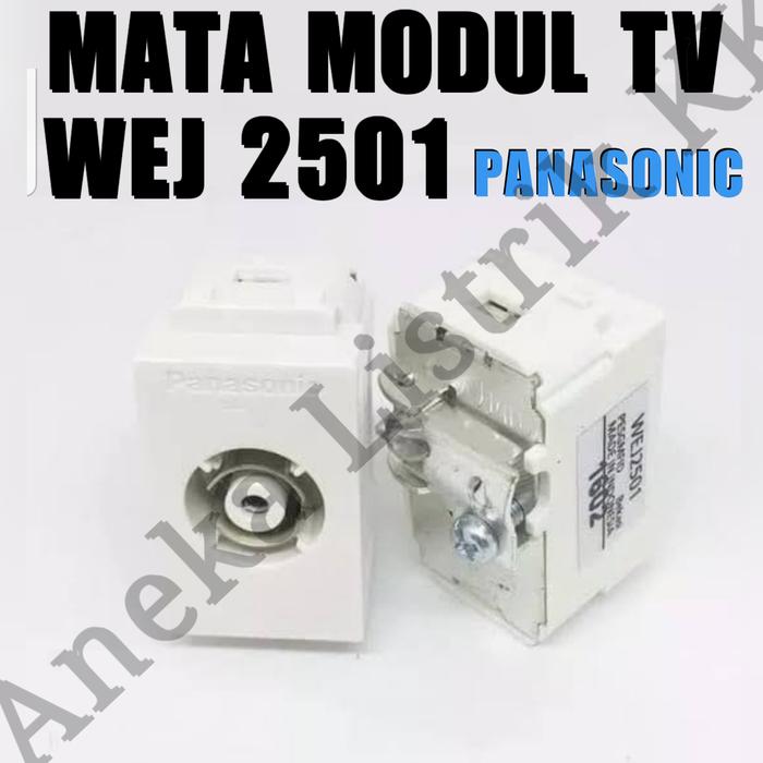 Jual PANASONIC STYLE WESJ78019 + WEJ2501 STOPKONTAK TV IB STOP KONTAK ...