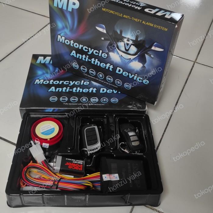 Jual alarm motor MP one injeksi+hazard+baterai cadangan - Kab. Bogor ...