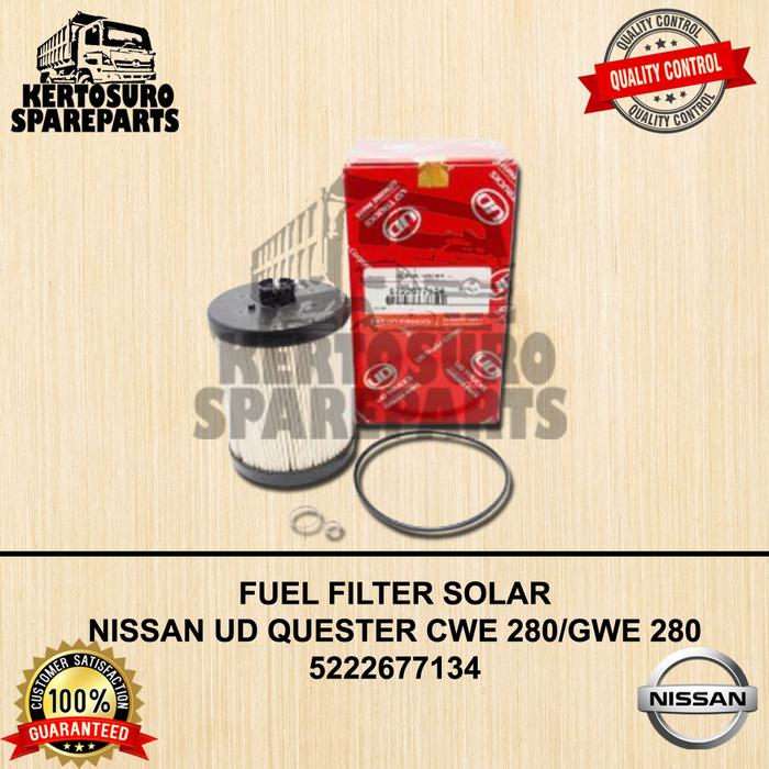 Jual FUEL FILTER SOLAR NISSAN UD QUESTER CWE 280/GWE 280 5222677134 ...