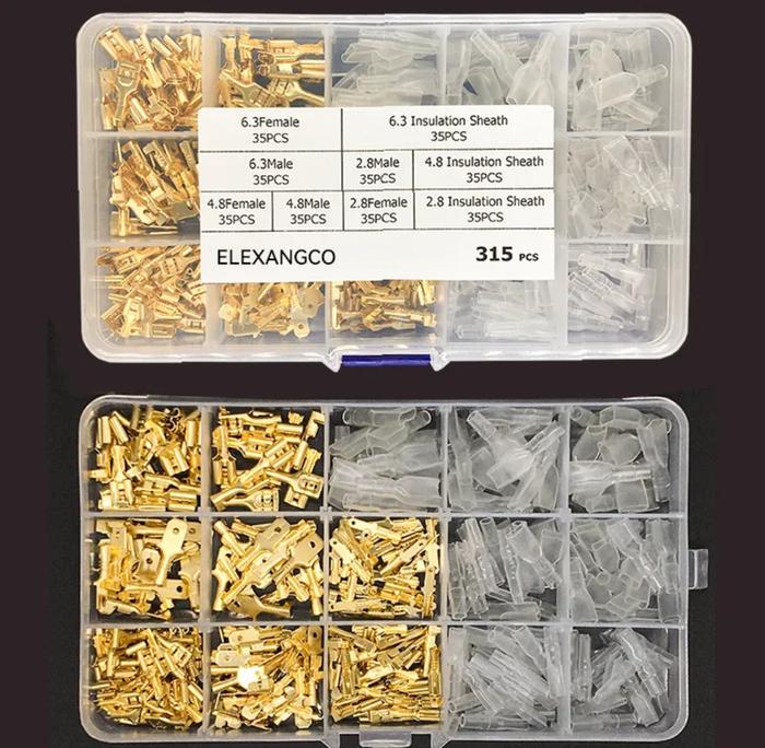 Jual 315 pcs/set Terminal Sekun Soket Skun Kabel Gepeng/ Konektor ...