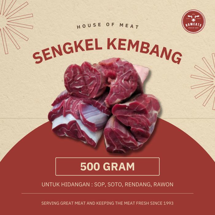 Jual Daging Sapi Shank/Sengkel Lokal Segar (Fresh) 500 Gram Murah ...
