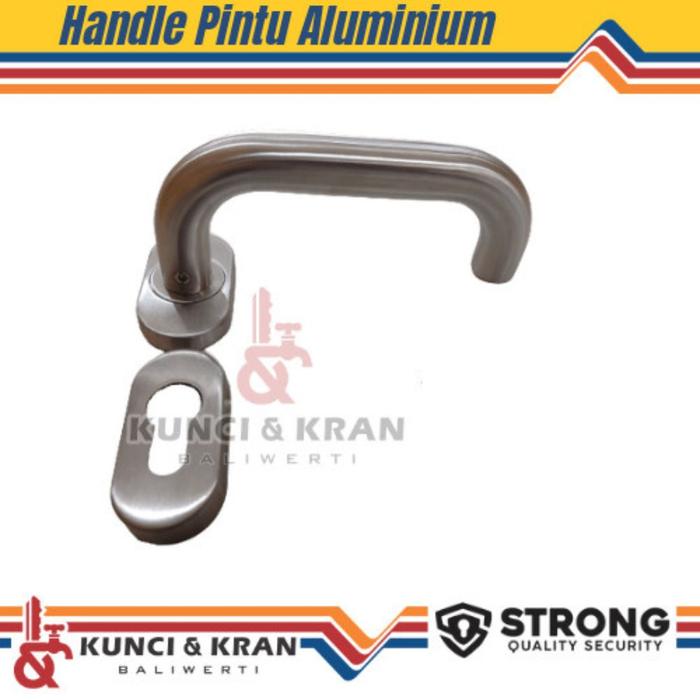 Jual Handle Pintu Alumunium Strong SSS Gagang Pintu Oval Stainless ...
