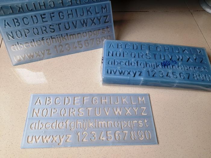 Jual Penggaris Huruf Angka 27.5x11cm Abjad 2cm Sablon - Kota Depok ...