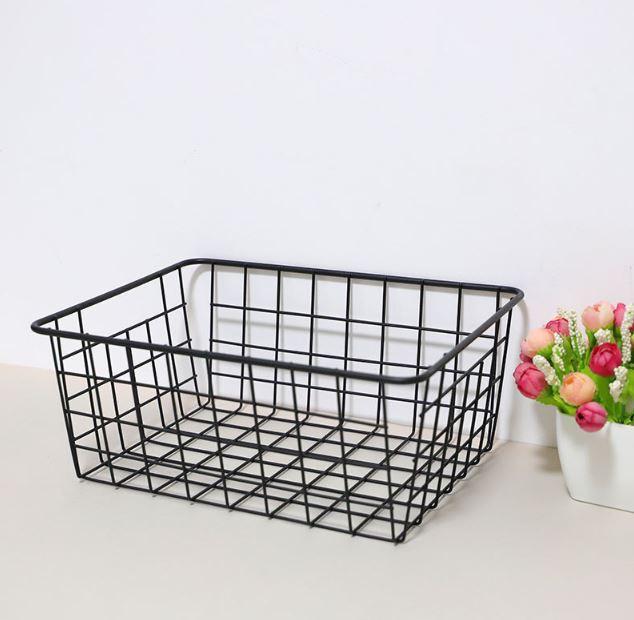 Jual keranjang basket organizer tatakan stainless barang nordic ...