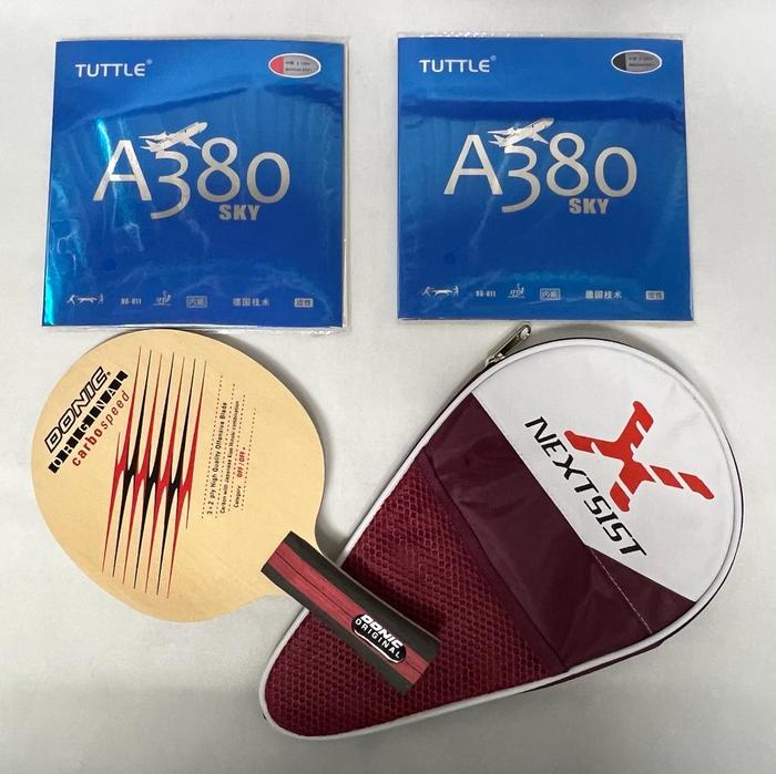 Promo Bat Pingpong Donic Original Carbo Speed Plus Karet China Set ...