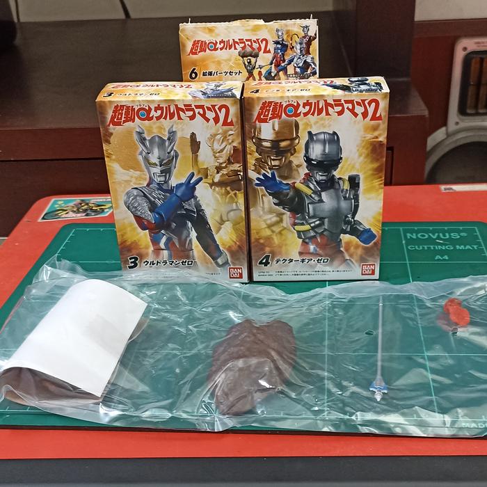 Jual Chodo Choudo Alpha Ultraman Zero dan Tector Gear Zero dan bonus ...