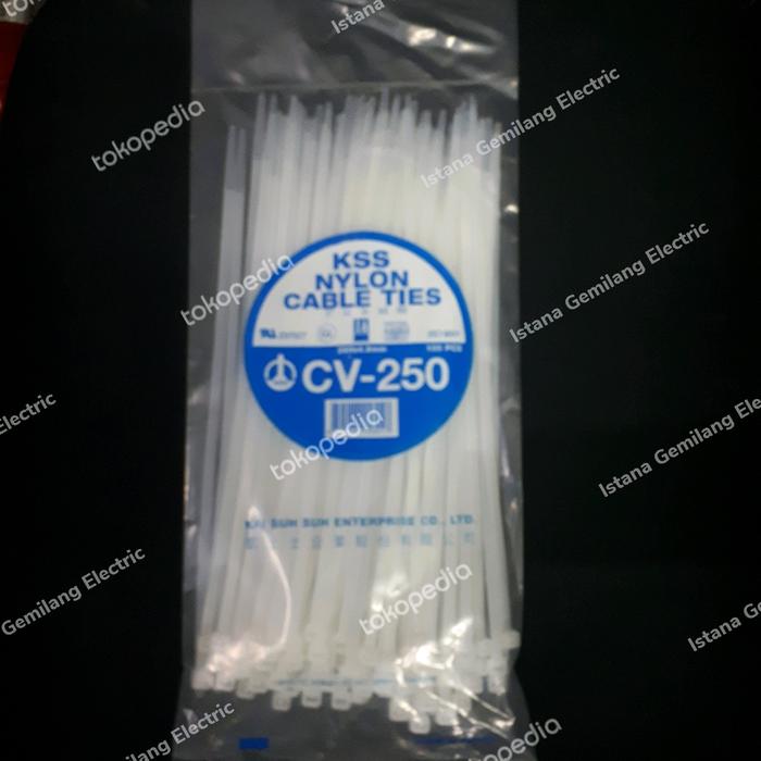 Jual KABEL TIES / CABLE TIE CV 250 KSS 25CM CV250 putih - Jakarta Pusat - Istana Gemilang ...
