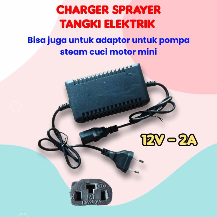 Jual Cas charger tangki alat semprot hama elektrik 12v sprayer ...