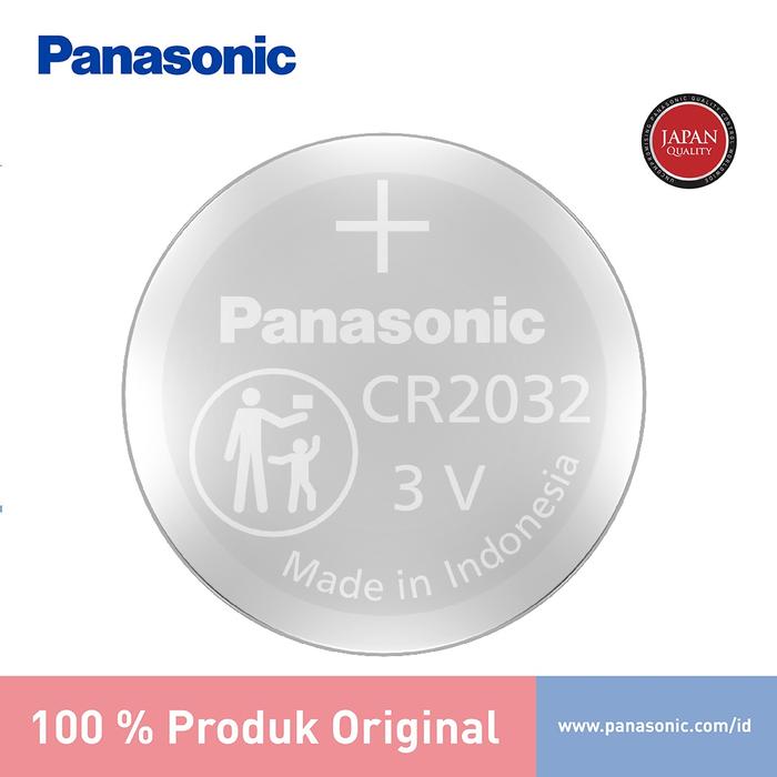 Jual Panasonic Baterai Kancing Lithium Coin CR2016 | CR2025 | CR2032 - CR2032 1pc - Jakarta ...