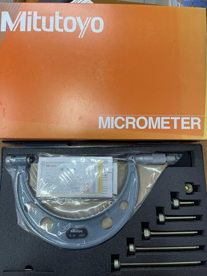 Jual Micrometer 104-137A Mitutoyo 0 - 6 inch Original Made In Japan ...