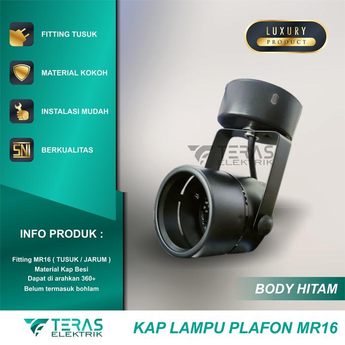 Jual Kap lampu sorot plafon fitting tusuk mr16 housing lampu mr16 ...