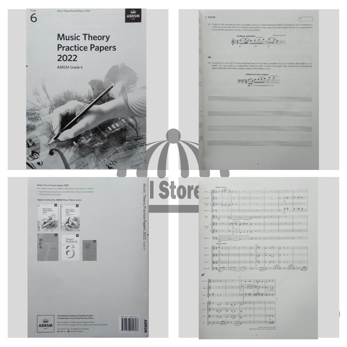 Jual Music Theory Practice Paper 2022 Grade 6/7/8 Abrsm Latihan Ujian Teori - Answer Grade 7 Di ...