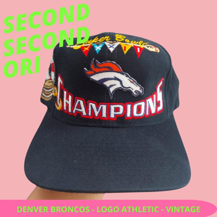 Jual TOPI VINTAGE LOGO ATHLETIC - DENVER BRONCOS - SECOND ORIGINAL ...
