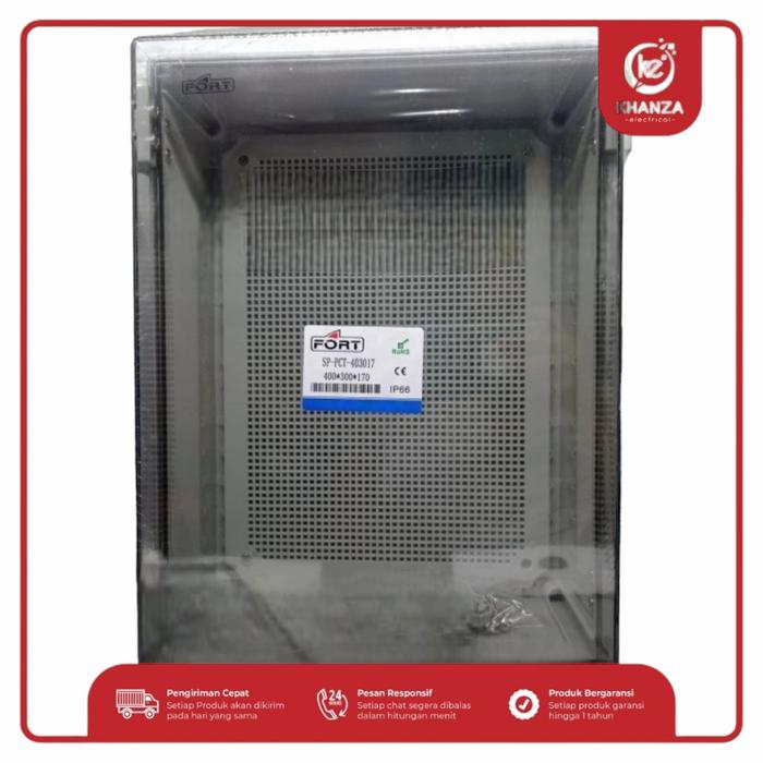 Jual Junction box Transparan 300x400x170 IP66 Box Transparant 30x40 ...