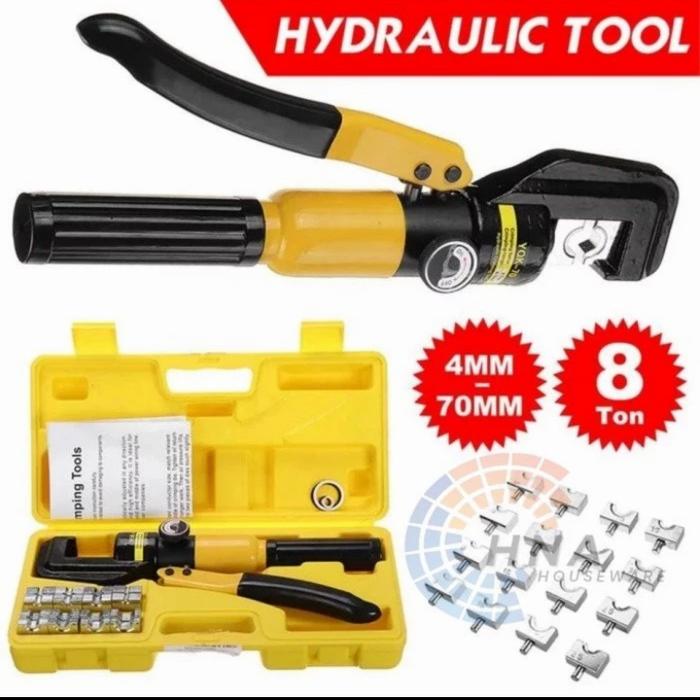 Jual Tang Press Skun Hidrolik YQK 70 70mm Tang Crimping Tool - Jakarta ...