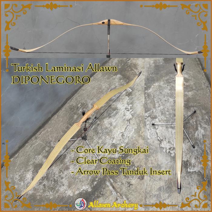 Jual Busur Panah Horsebow Turkish Laminasi DIPONEGORO Core Kayu - Clear ...